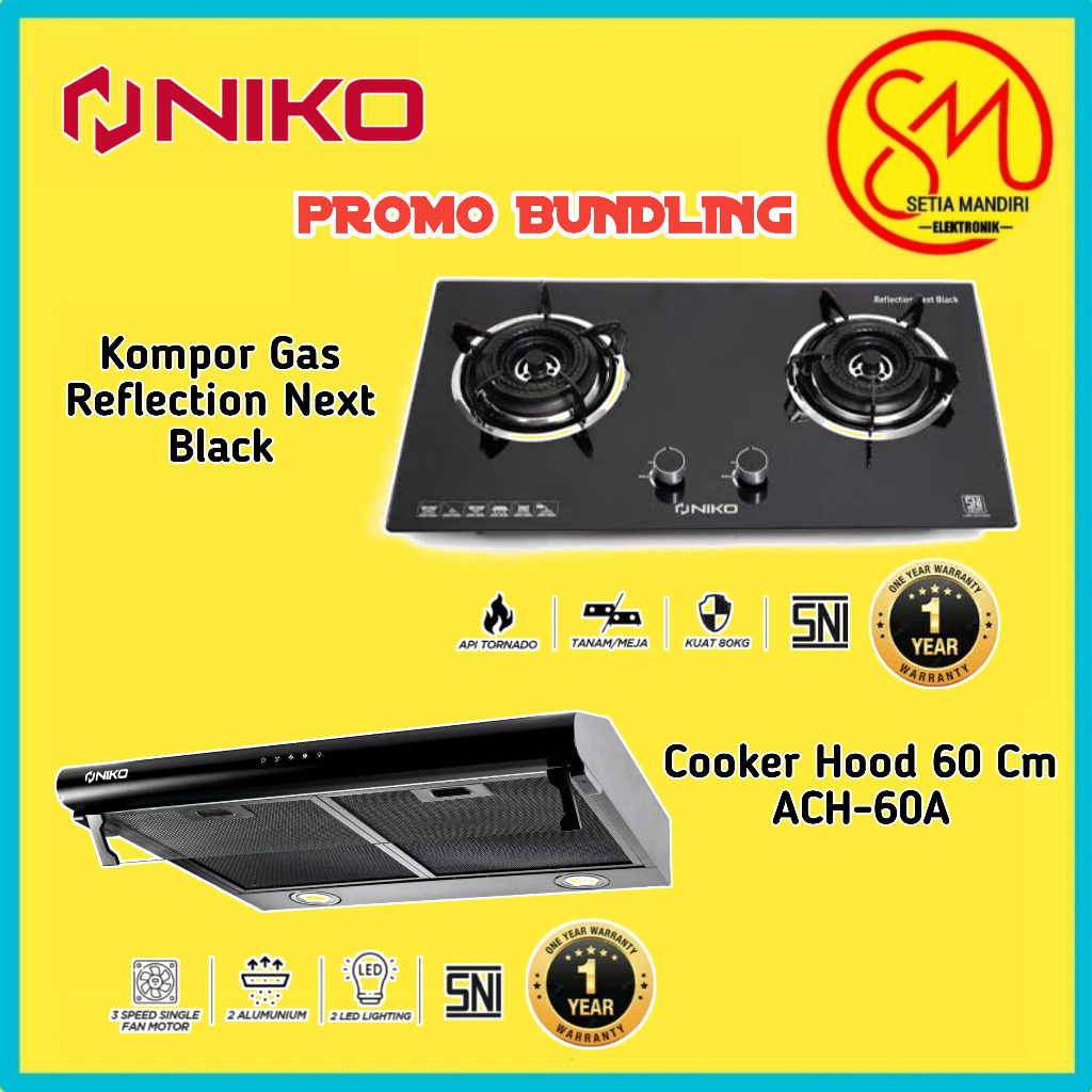Jual [Instant] NIKO Kompor Gas Kaca 2 3 Tungku - Pro Phantom ...