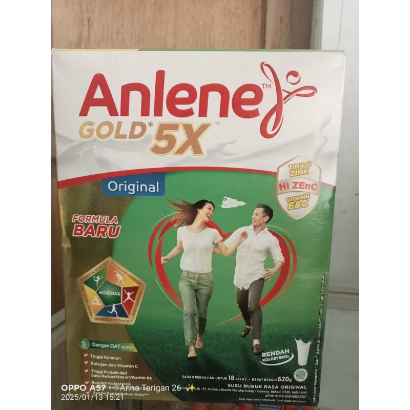 Jual Anlene Gold 5X Vanila Original | Shopee Indonesia