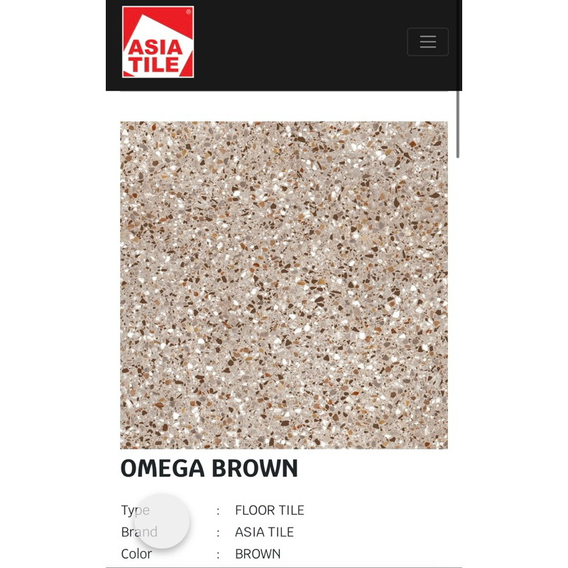 Jual Keramik Lantai Kasar Asia Tile Omega Brown Grey Teras Outdoor ...