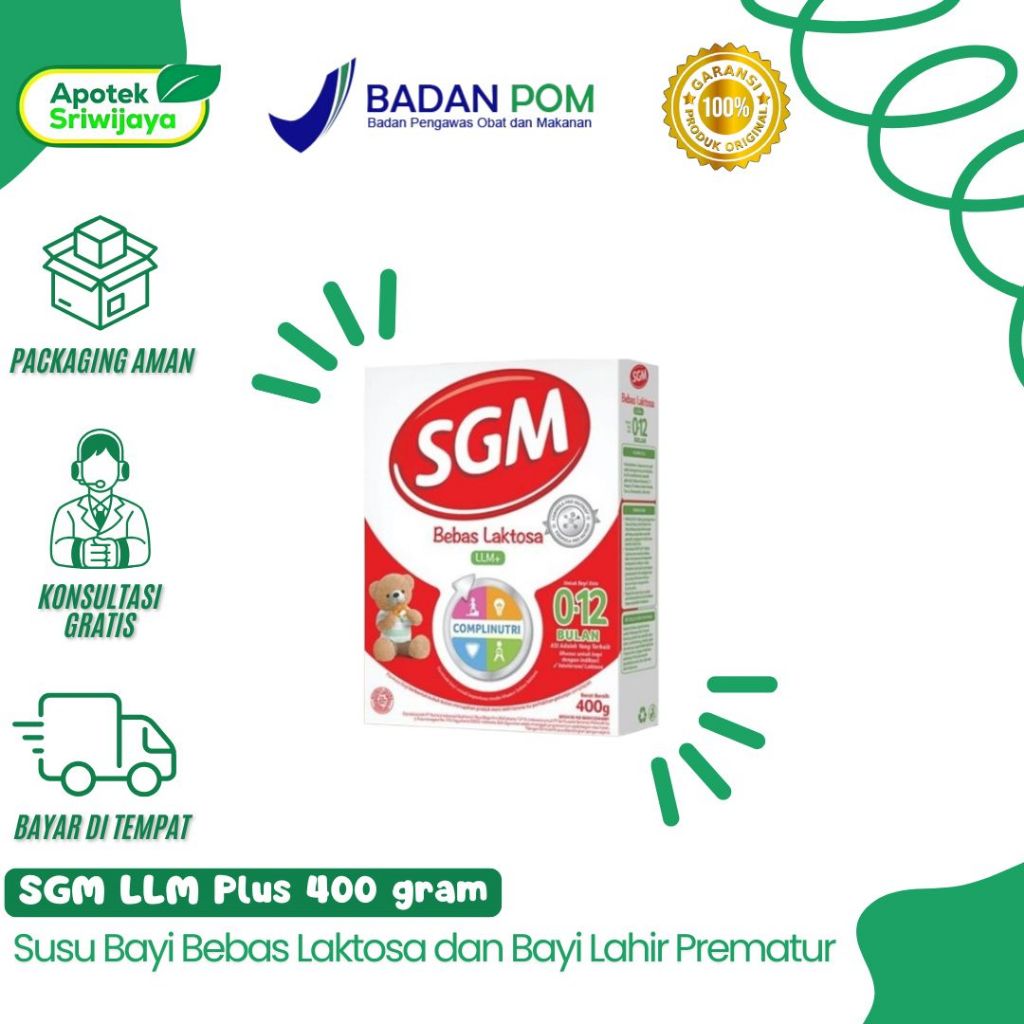 Jual SGM LLM Plus 400g Susu Bayi Bebas Laktosa | Shopee Indonesia