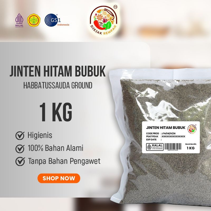 Jual Jinten Hitam Bubuk / Habbatussauda Powder (Kemasan 250 Gr - 500 Gr ...