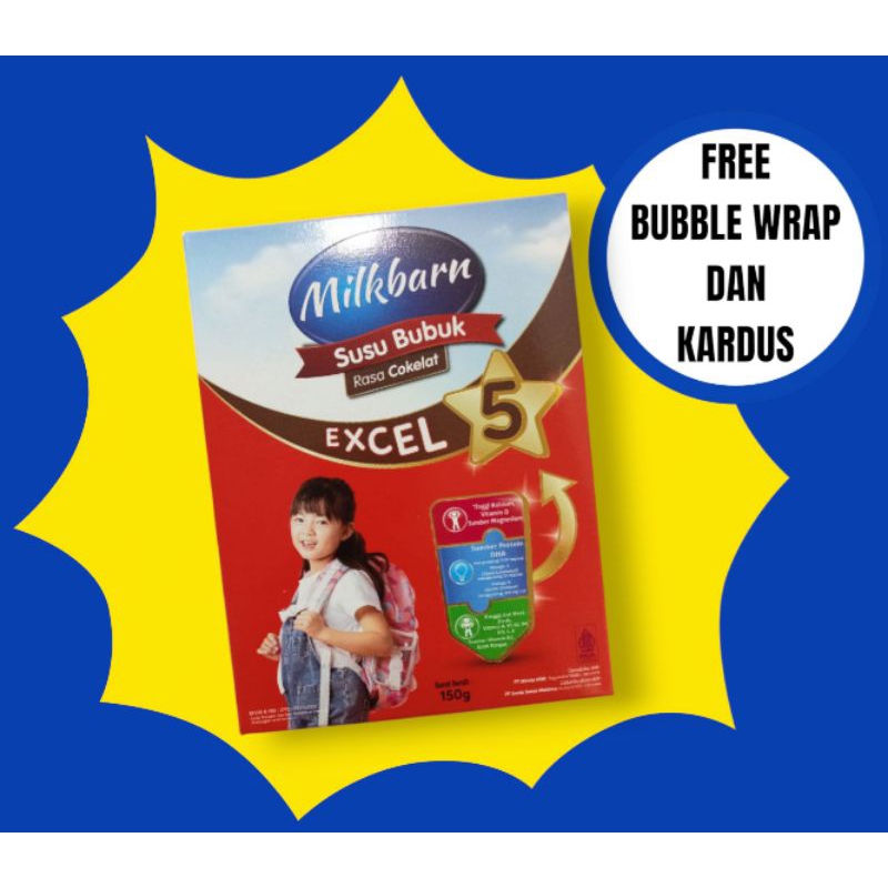 Jual Susu Milk Barn Excel 5 150g Rasa Cokelat | Shopee Indonesia