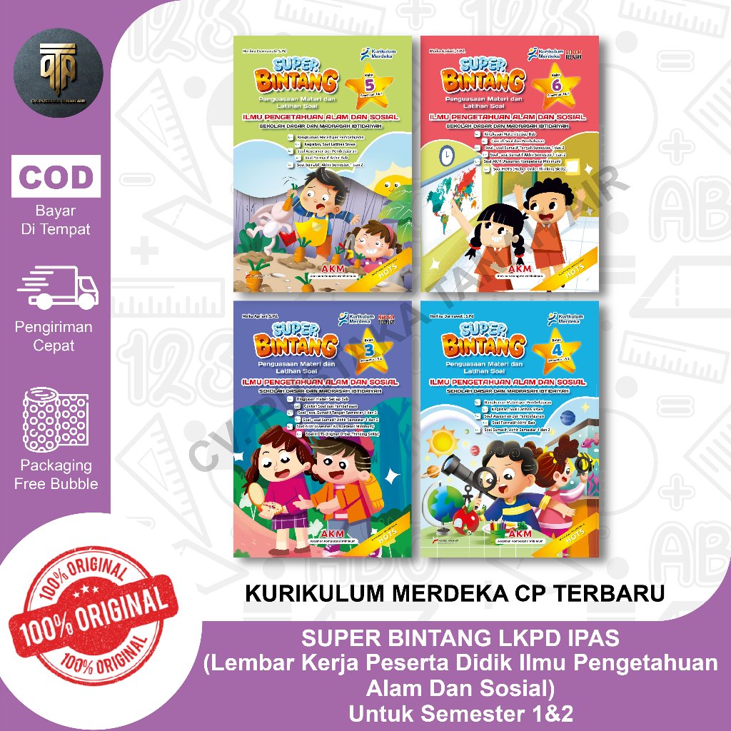 Jual SUPER BINTANG LKPD [lembar kerja peserta didik] IPAS (Ilmu ...