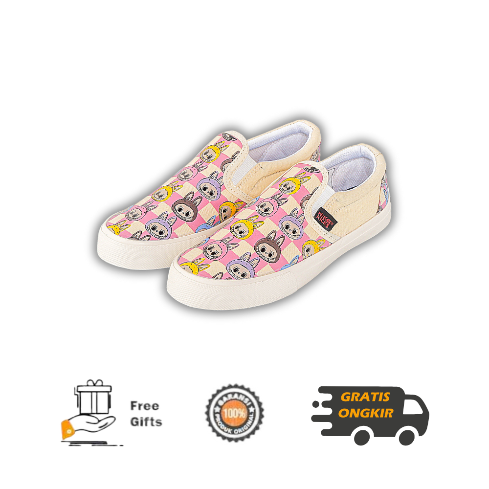 Jual Hikekicks Sepatu Anak Perempuan Slip On Labubu Series | Shopee ...