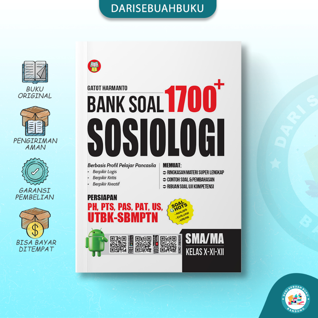 Jual Buku 1700 PLUS BANK SOAL - SOSIOLOGI SMA/MA - Ringkasan Materi & Latihan Soal SMA X-XI-XII ...