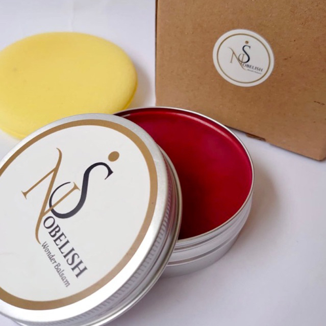 Jual leather balm/wonder balsam/polish/semir sepatu/semir / Merah 100gr ...