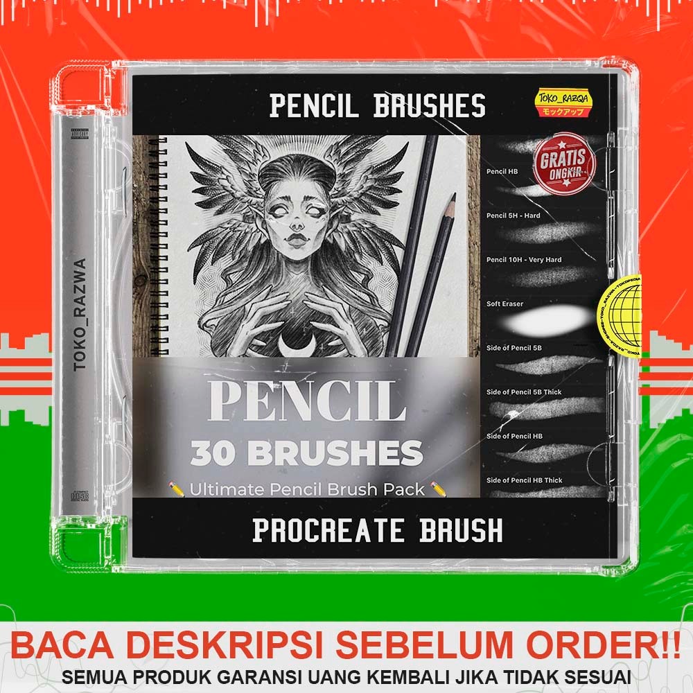 Jual Procreate Brush - Pencil Brushes - 100125 | Shopee Indonesia