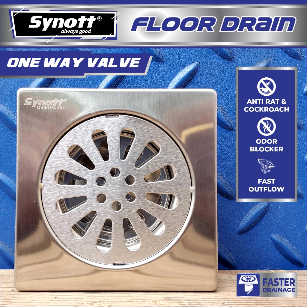 Jual Floor Drain Strainer Saringan Got Kamar Mandi Anti Bau Synott ...