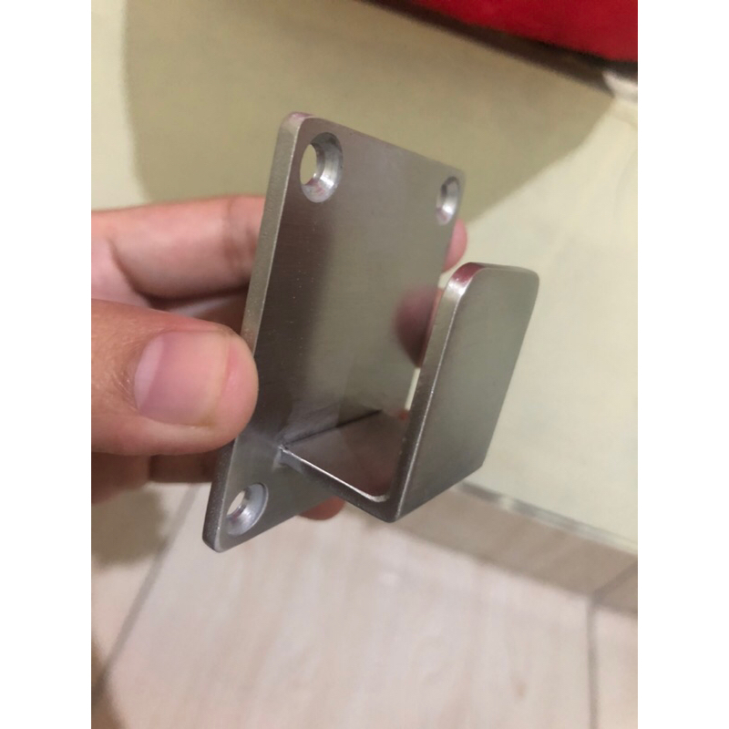 Jual Bracket Wall Bentuk L dan bentuk kotak bahan stainlees tebal 3 mm ...