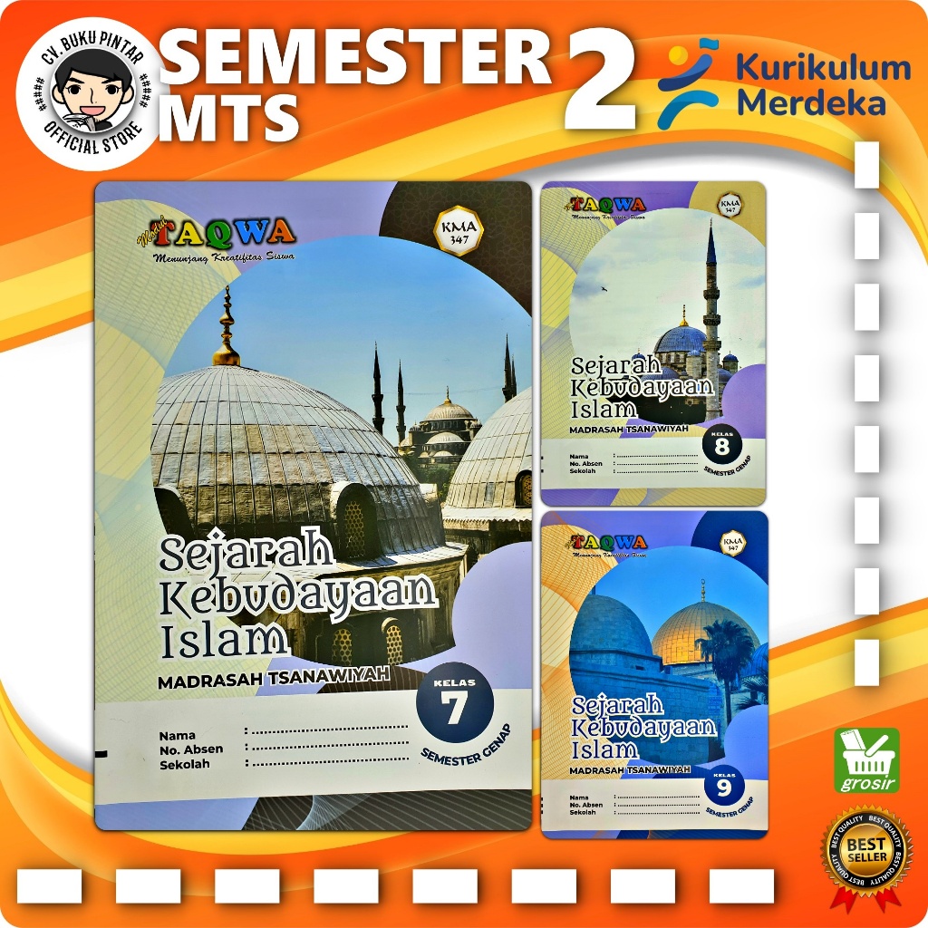 Jual LKS SEJARAH KEBUDAYAAN ISLAM/ SKI MTS SMP KELAS 7 8 9 SEMESTER 2 2024-2025 | TAQWA | Shopee ...