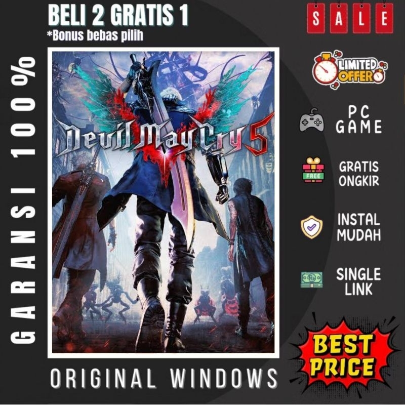 Jual DEVIL MAY CRY V - GAME PC - GAME LAPTOP - LINK DOWNLOAD | Shopee ...