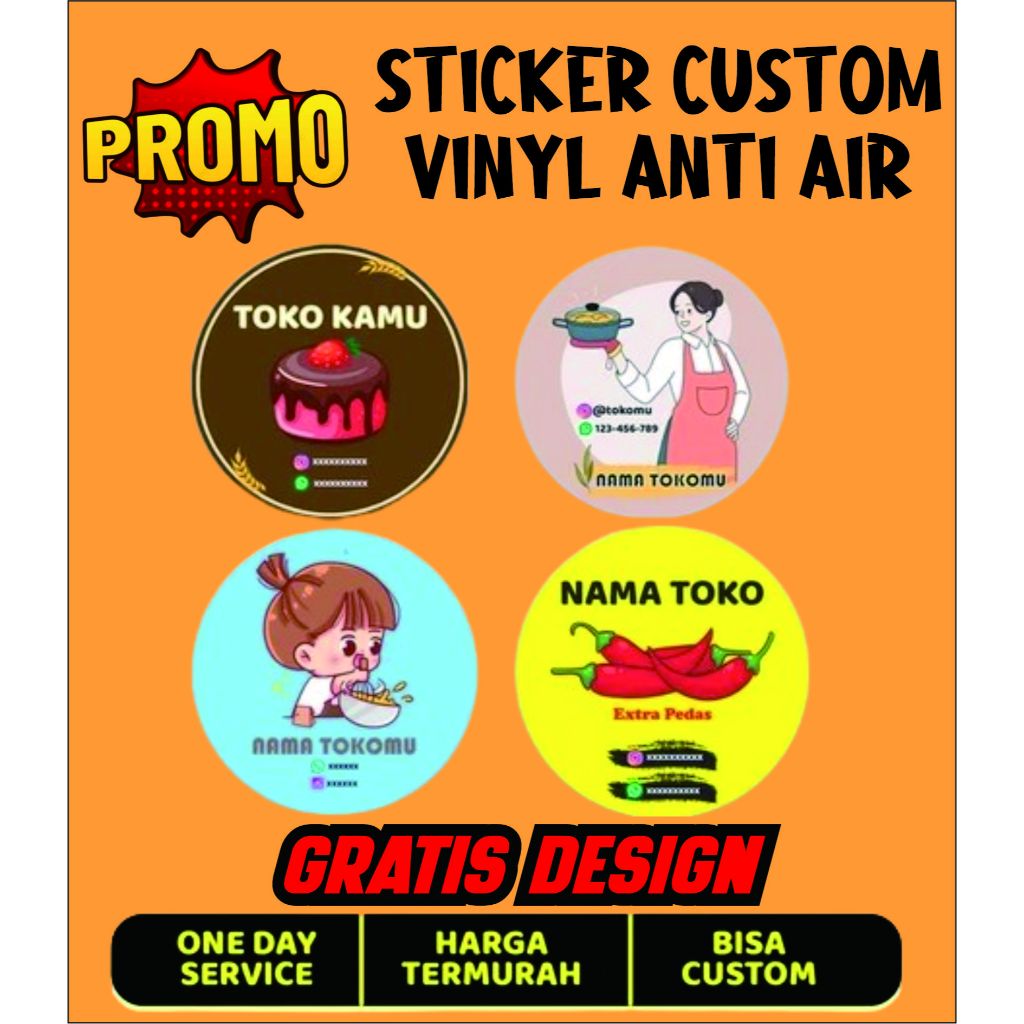 Jual STIKER VINYL / STICKER ANTI AIR / STIKER TAHAN AIR / STICKER TAHAN ...