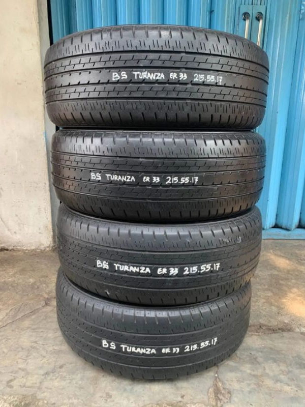 Jual Ban mobil R17 Ban mobil second ukuran 215/55/17 merk bridgestone ...