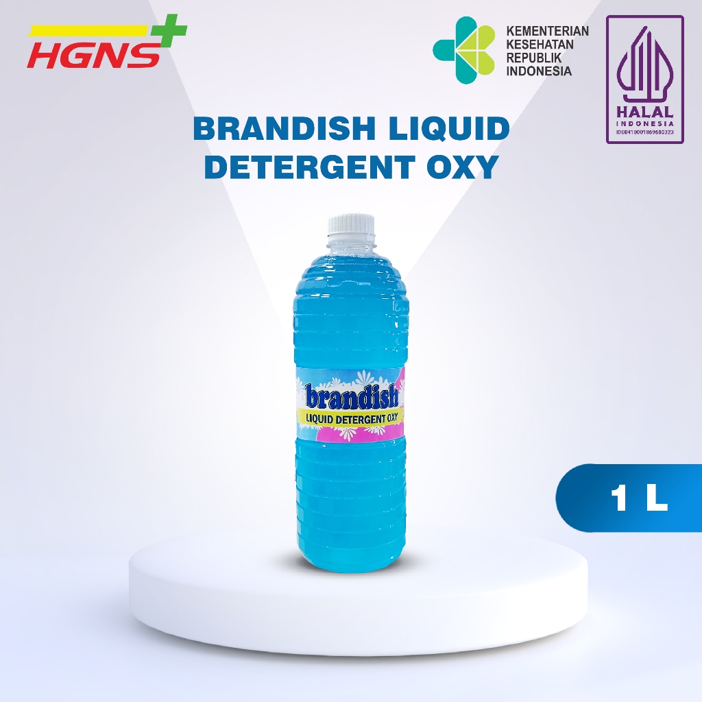 Jual Brandish Liquid Detergent OXY 1 Liter & 4 Liter/ Detergent Laundry ...