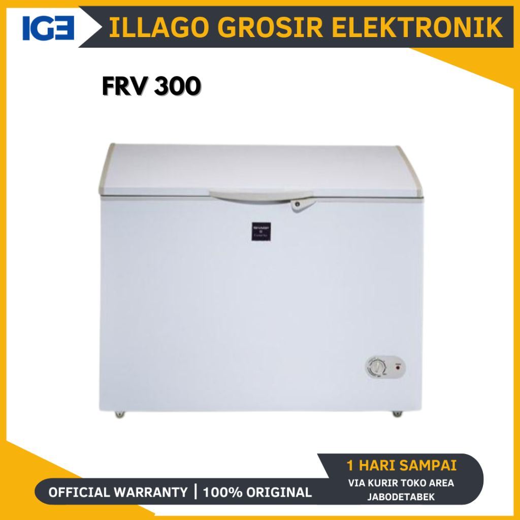 Jual Sharp Chest Freezer 300L FRV 300 / FRV300 300 Liter | Shopee Indonesia