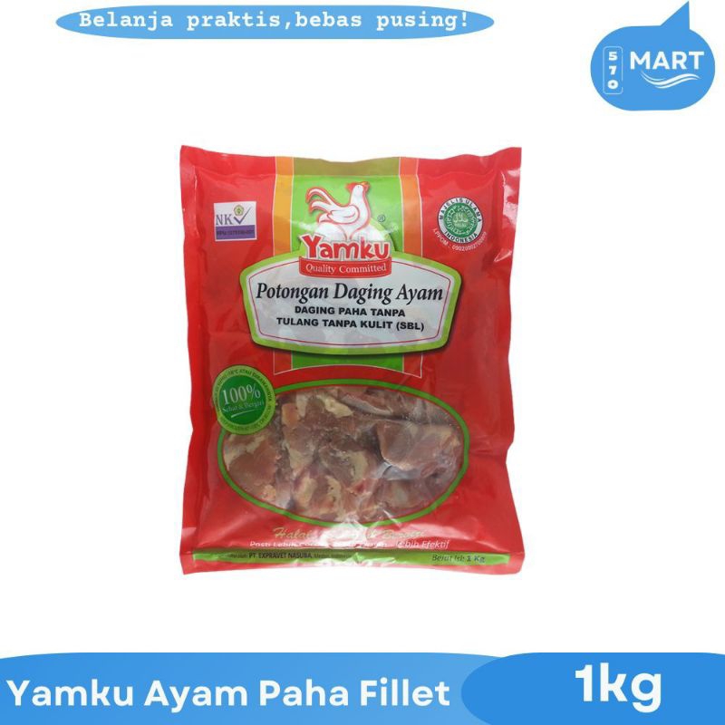 Jual Yamku Ayam Paha fillet Chicken Thigh 1kg | Shopee Indonesia