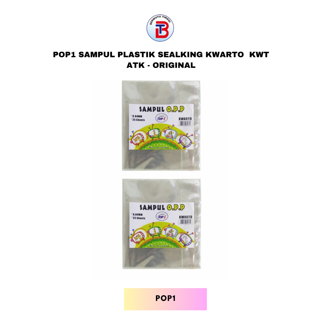 Jual Pop1 Sampul Plastik Sealking Kwarto KWT ATK - Original | Shopee Indonesia