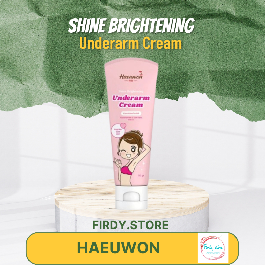 Jual Haeuwon Shine Brightening Axxilary Underarm Cream 50gr | Shopee ...