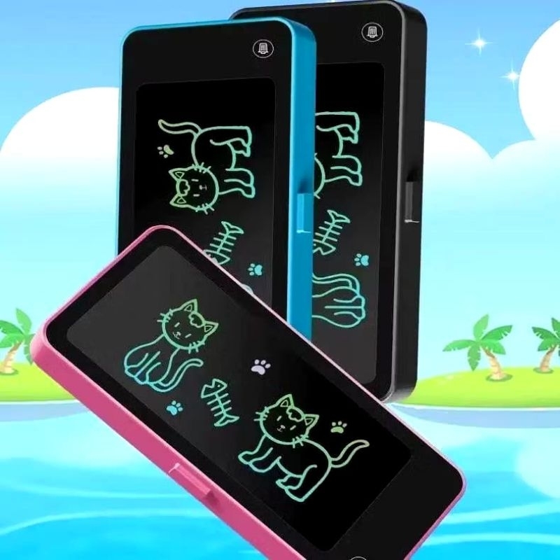 Jual {MY} KOTAK PENSIL DRAWING BOX LCD PAPAN CORET KREATIF ANAK DENGAN ...