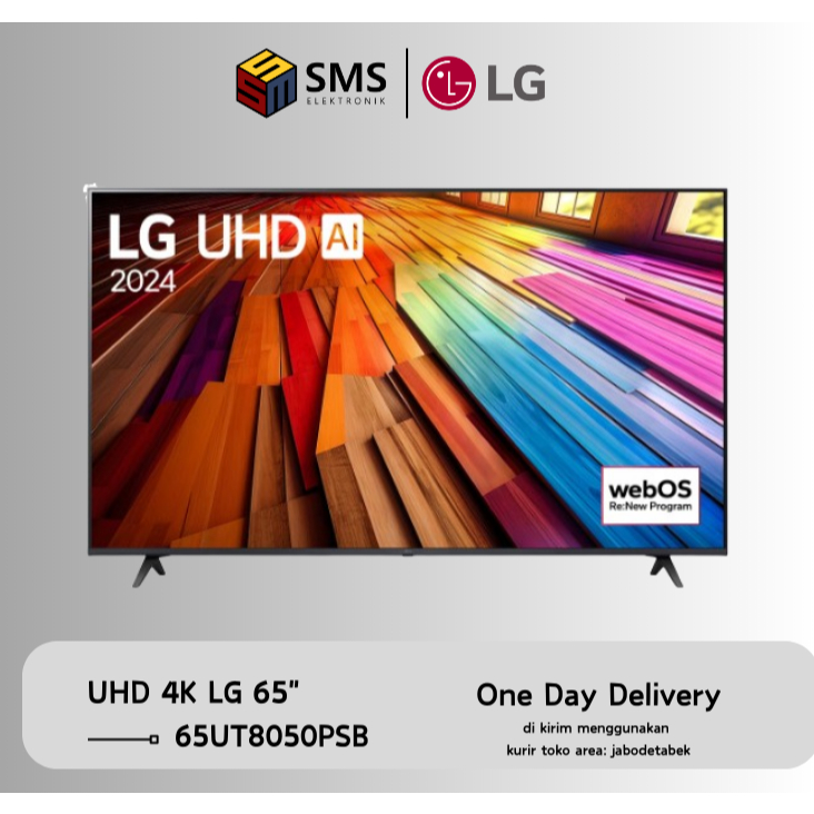 Jual LG 65UT8050 / 65UT8050PSB 4K UHD Smart AI ThinQ TV 65 Inch ...