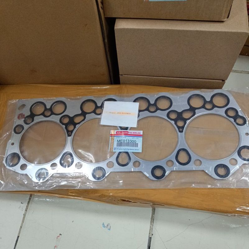 Jual paking deksel / Gasket cylinder head PLAT (BESI) Mitsubishi Colt Diesel PS120 4D34 | Shopee ...
