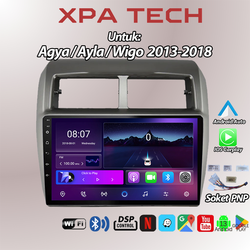 Jual 6+64G Head Unit Untuk Agya/Ayla/Wigo 2013-2018 Android 15 Mobil ...
