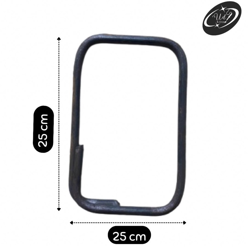 Jual Besi ring/besi begel/besi cincin 25X25 6MM | Shopee Indonesia