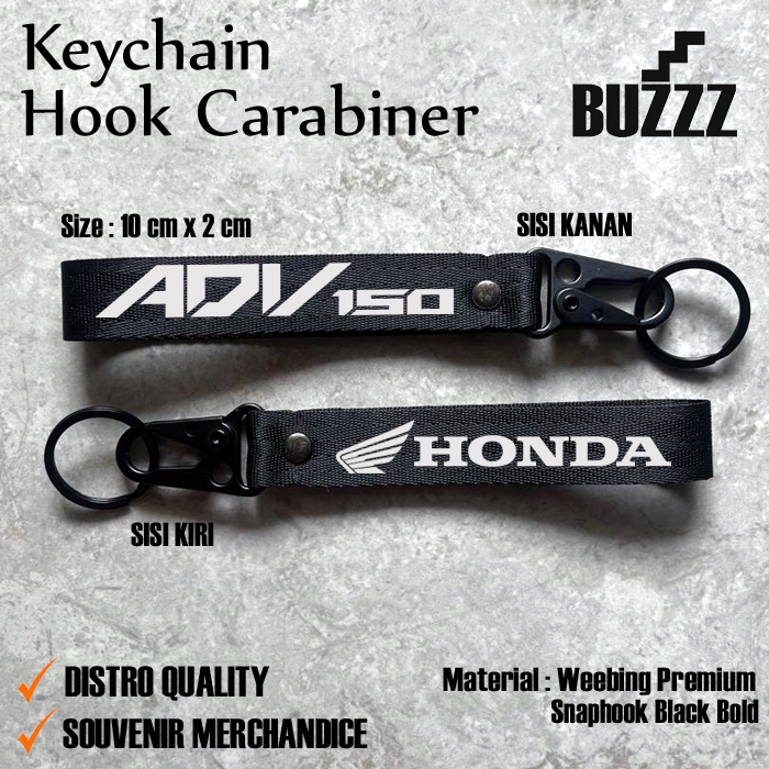 Jual GANTUNGAN KUNCI ADV 150 - KEYCHAIN HONDA ADV 160 - CARABINER ADV ...