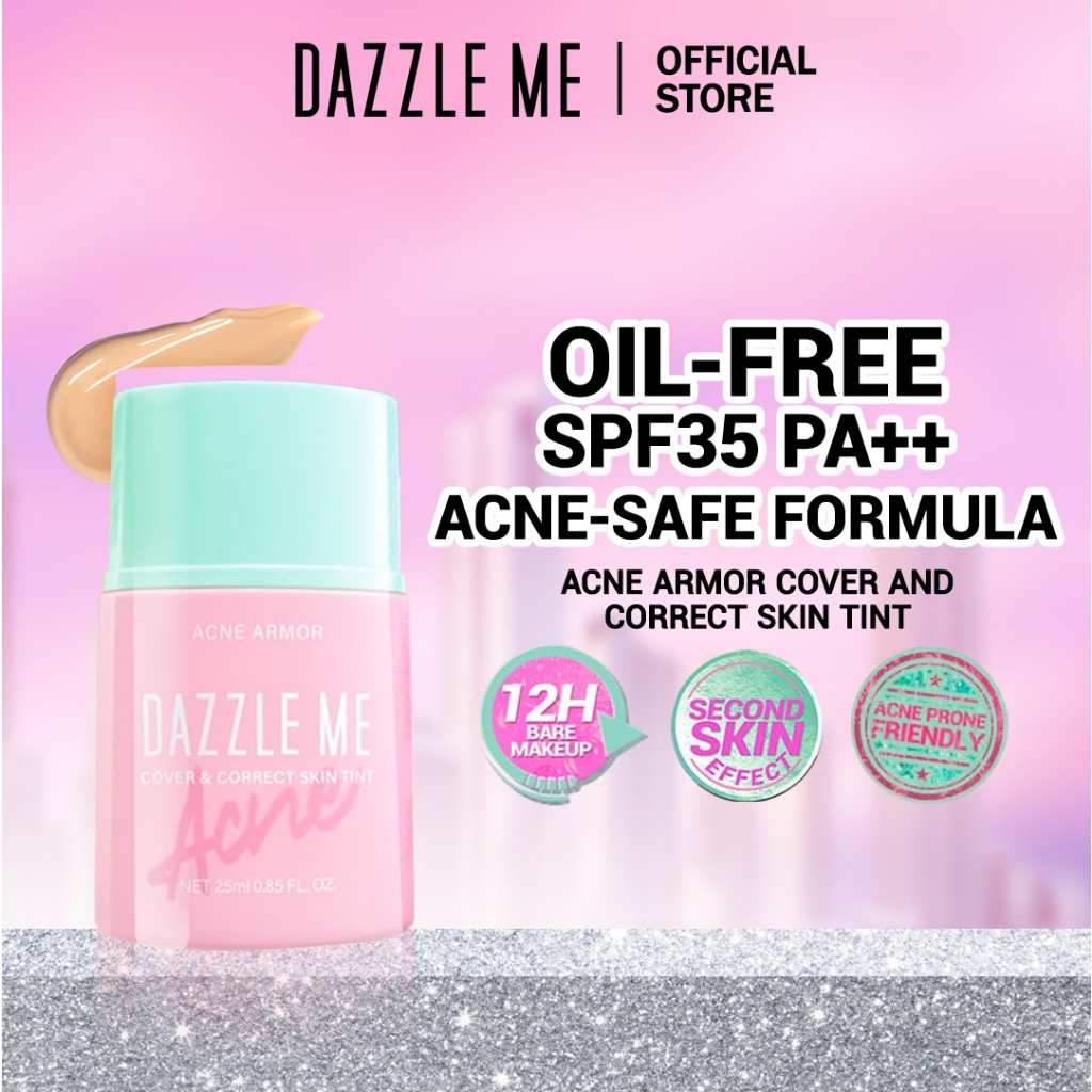 Jual DAZZLE ME ACNE ARMOR COVER & CORRECT SKIN TINT 25ML / SERIES ...