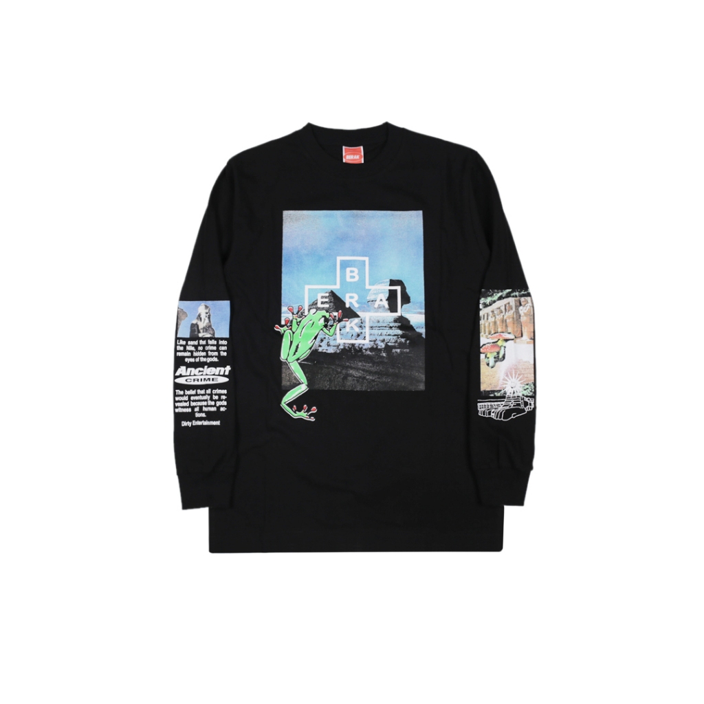 Jual Berak 9420 T-shirt Longsleeve Lengan Panjang Hitam FROG | Shopee ...