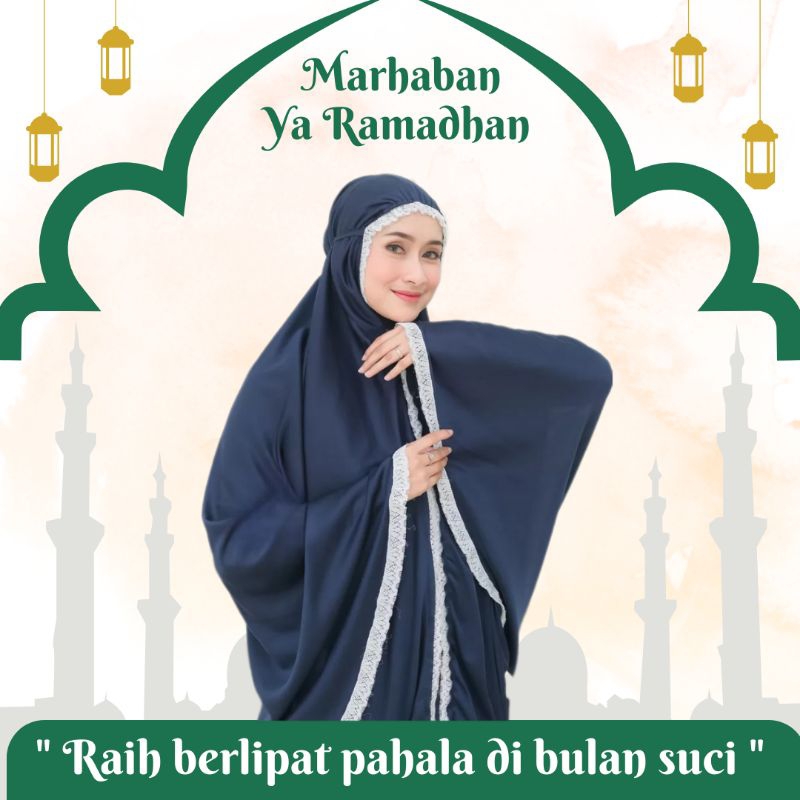 Jual Mukena Premium Salbiyah Dewasa Renda Terbaru Free Tas | Shopee Indonesia