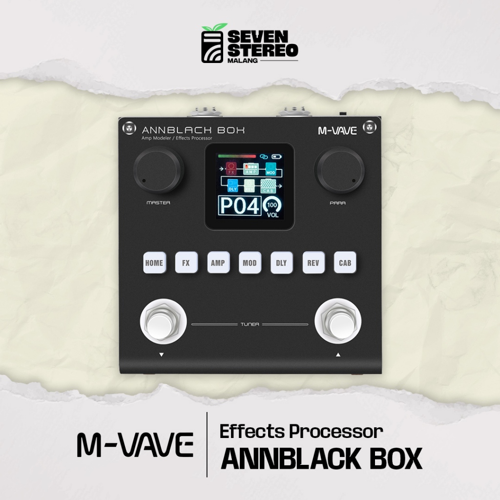 Jual M-VAVE MVAVE M VAVE Blackbox AMP Modeler Multi Effects Processor Rechargeable for Electric ...
