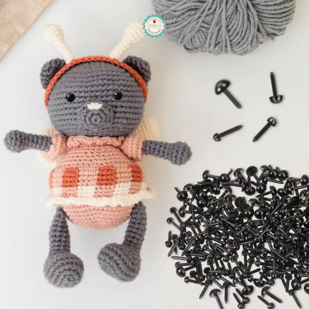 Jual ANEKA - [5 PASANG / 10PCS] Mata Boneka Tusuk / Safety Eyes Plastic ...