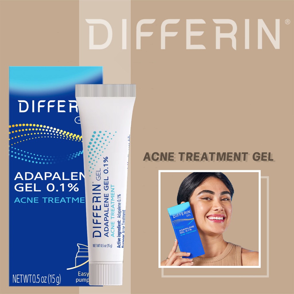 Jual Differin Adapalene 0.1% Acne Treatment Gel 15g | Shopee Indonesia