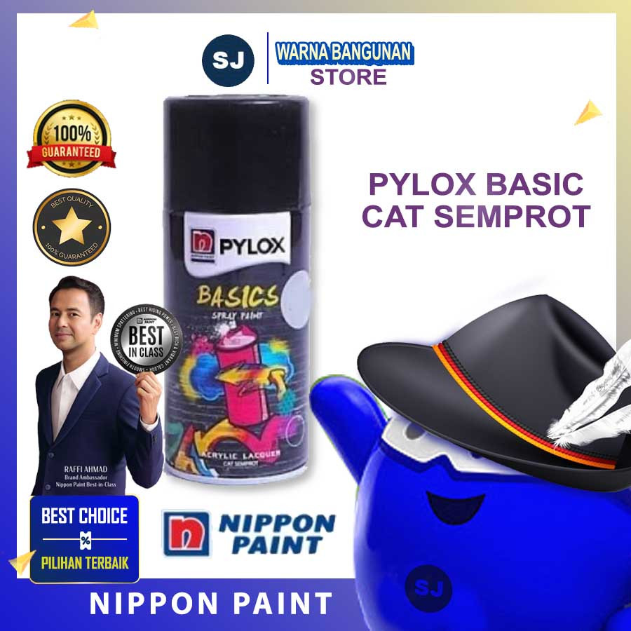 Jual CAT AEROSOL / CAT SEMPROT PYLOX NIPPON PAINT - SEMUA WARNA 300CC | Shopee Indonesia