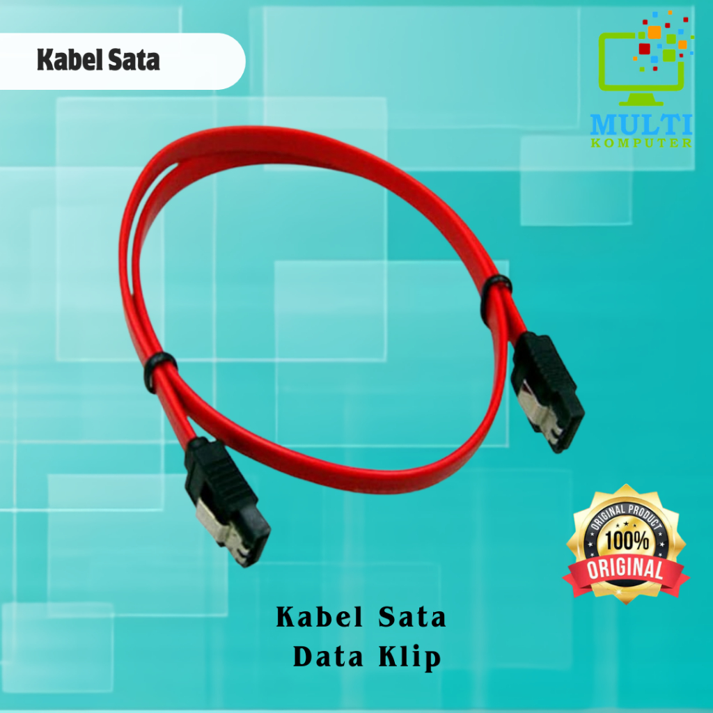 Jual Kabel Data SATA - SATA Cable HDD-SSD-DVD ROM Merah | Shopee Indonesia