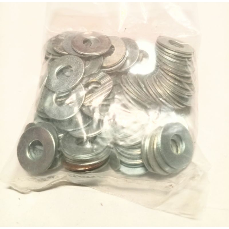 Jual ring plat m5 x 13 untuk baut kunci 8 100pcs warna silver | Shopee ...