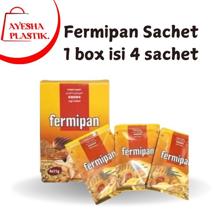 Jual Fermipan 4 X 11gr 1 box isi 4 sahcet/fermipan 1 box isi 4 sachet ...