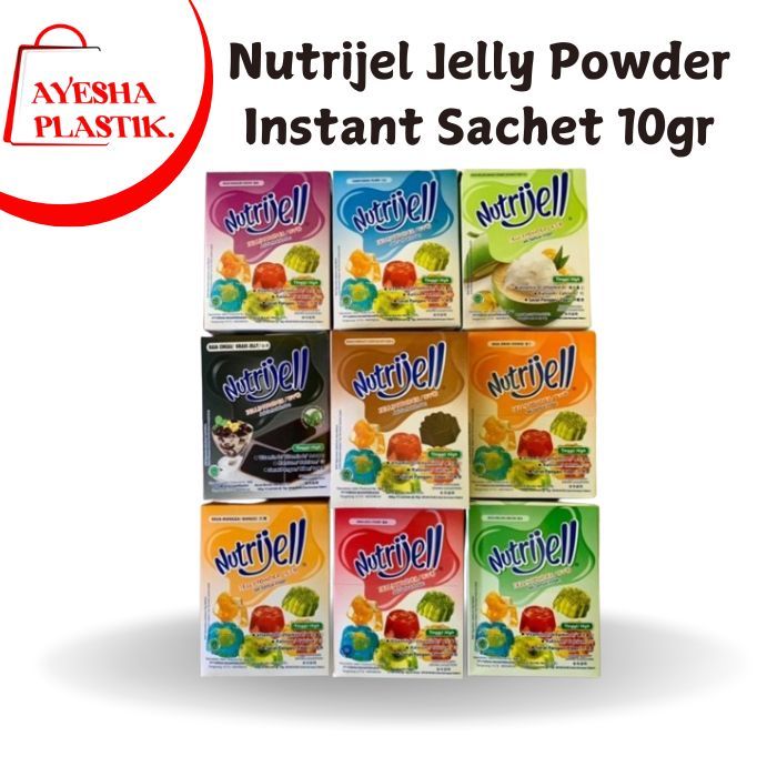 Jual Agar Nutrijel Jelly Powder Instant Jely Jeli Agar All Varian Rasa ...