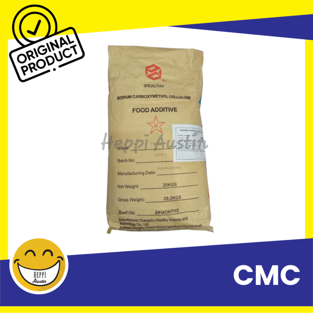 Jual CMC Pengental Makanan Carboxy Methyl Cellulose Food Grade 500Gram ...