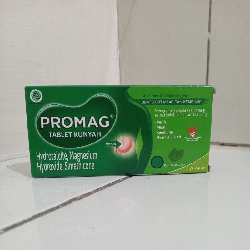 Jual PROMAG TABLET 1 BOX ISI 3 STRIP @ 10 TABLET KUNYAH | Shopee Indonesia