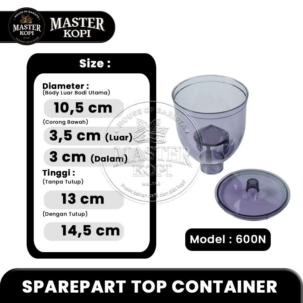 Jual Grinder Hopper Spare Part Top Container Untuk Mesin Penggiling ...