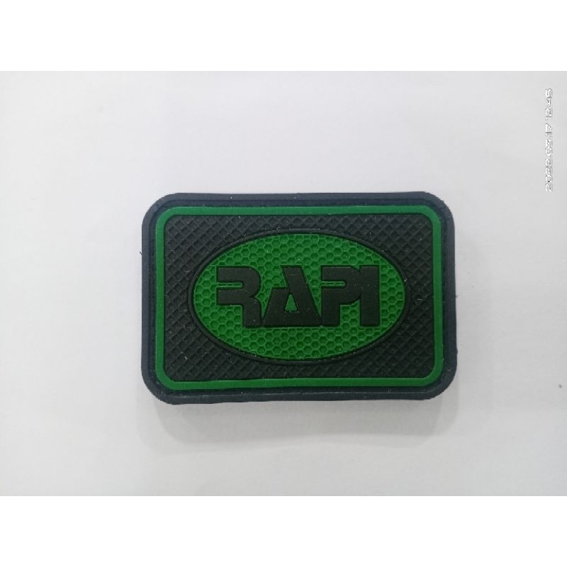 Jual logo rapi velcro rapi. logo karet rapi perekat | Shopee Indonesia