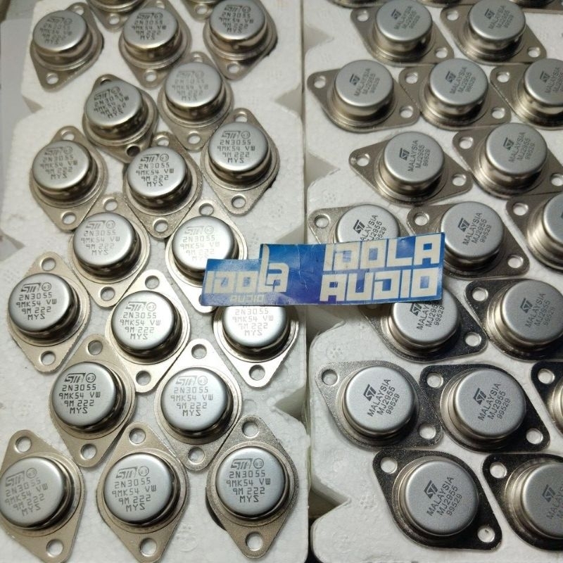 Jual (1 SET) Transistor JENGKOLAN MJ 2955 / 2N 3055 ST Malaysia | TR ...