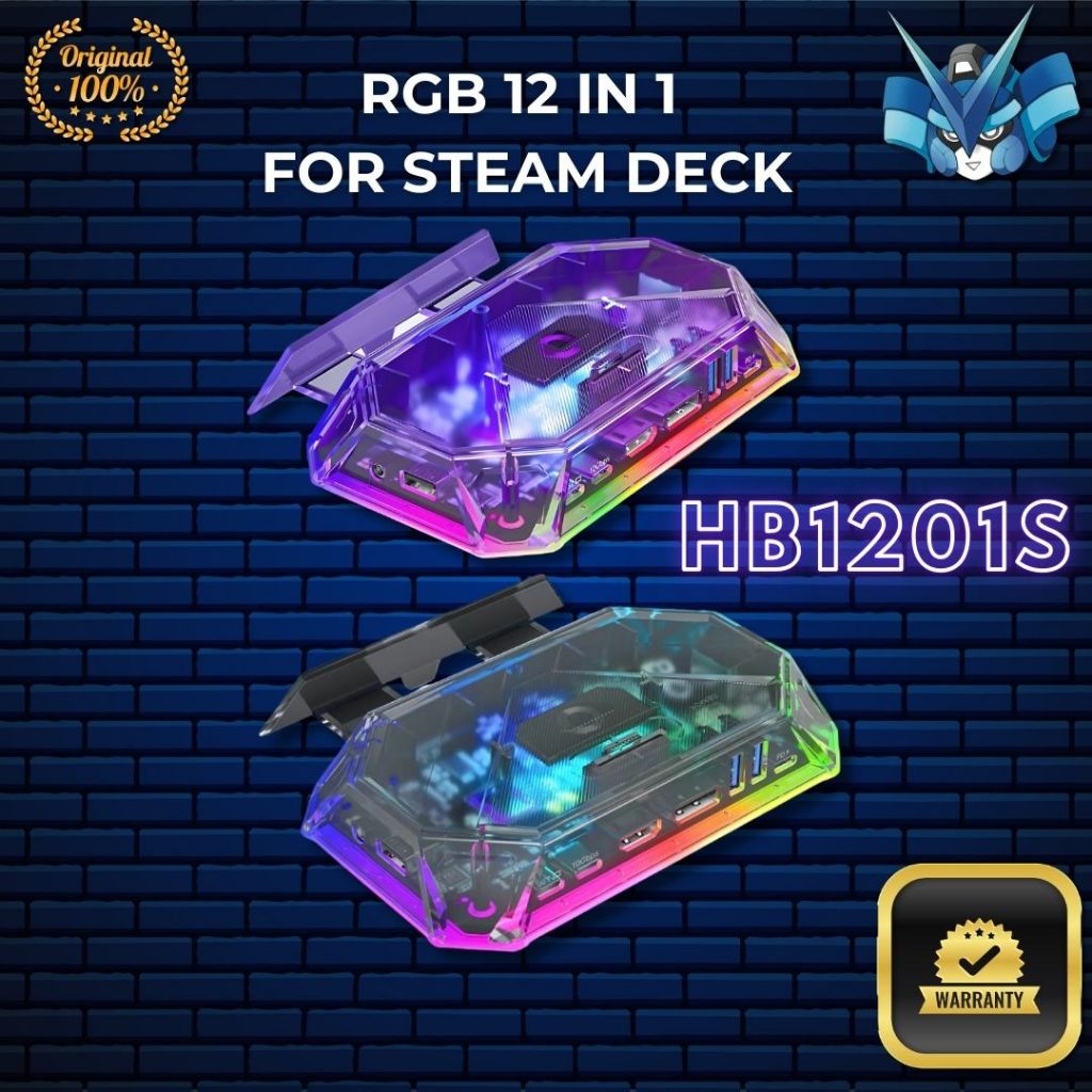 Jual JSAUX RGB Docking Station Steam Deck Docking / ROG / MSI / Dock SteamDeck Station ...