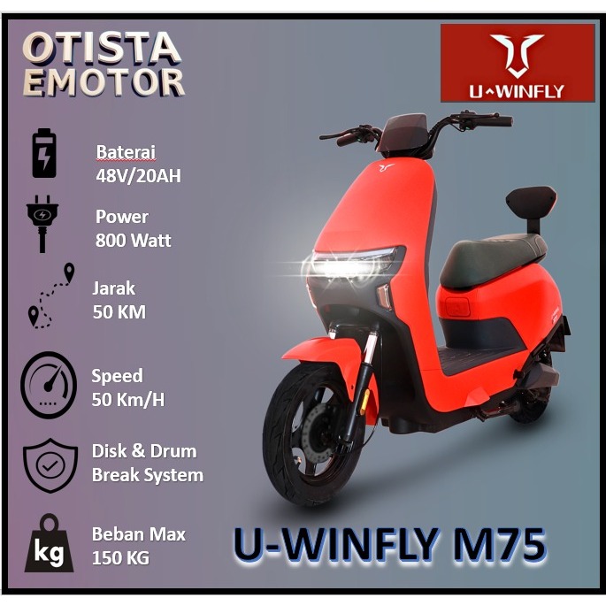 Jual SEPEDA LISTRIK U-WINFLY M75 | Shopee Indonesia