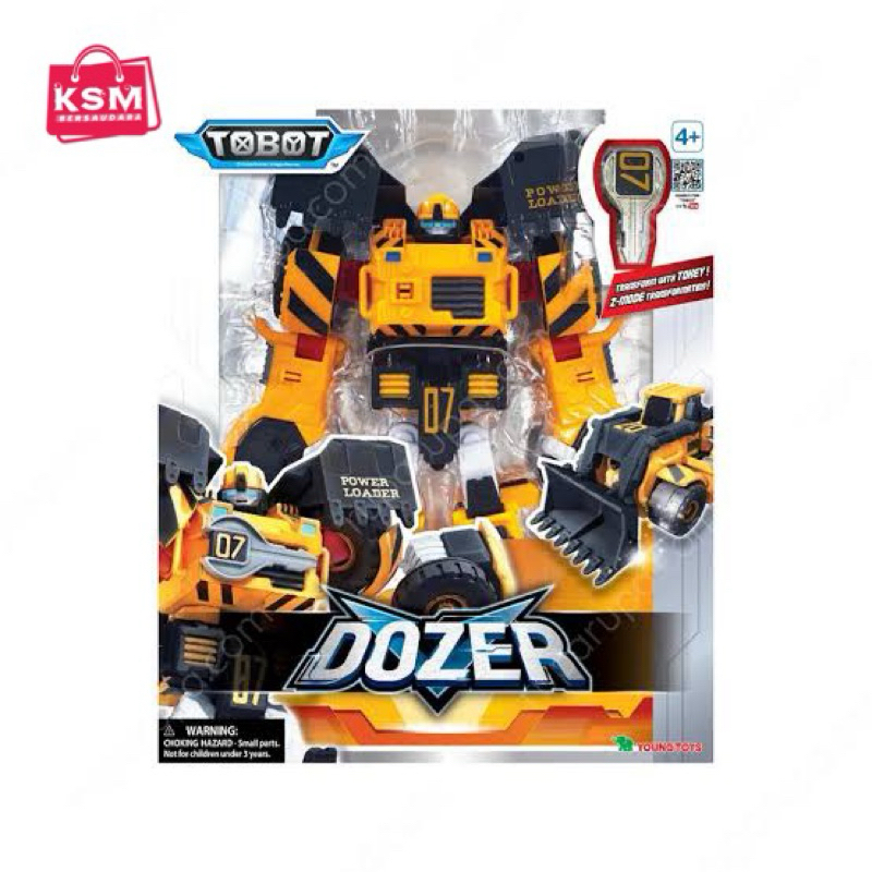 Jual YOUNG TOYS TOBOT GD DOZER ORIGINAL transforming robot | Shopee ...