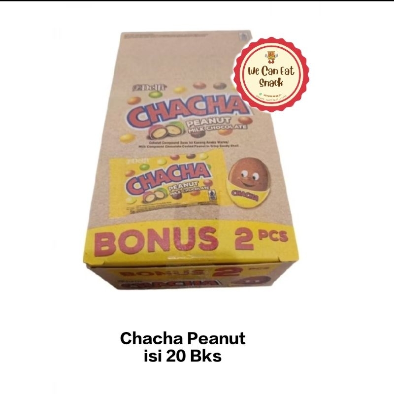 Jual Chacha Milk Peanut Box (Isi 20 PCS) | Shopee Indonesia