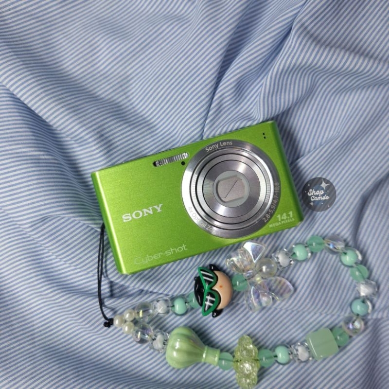 Jual Digicam Sony Cybershot W610 green with box | Shopee Indonesia