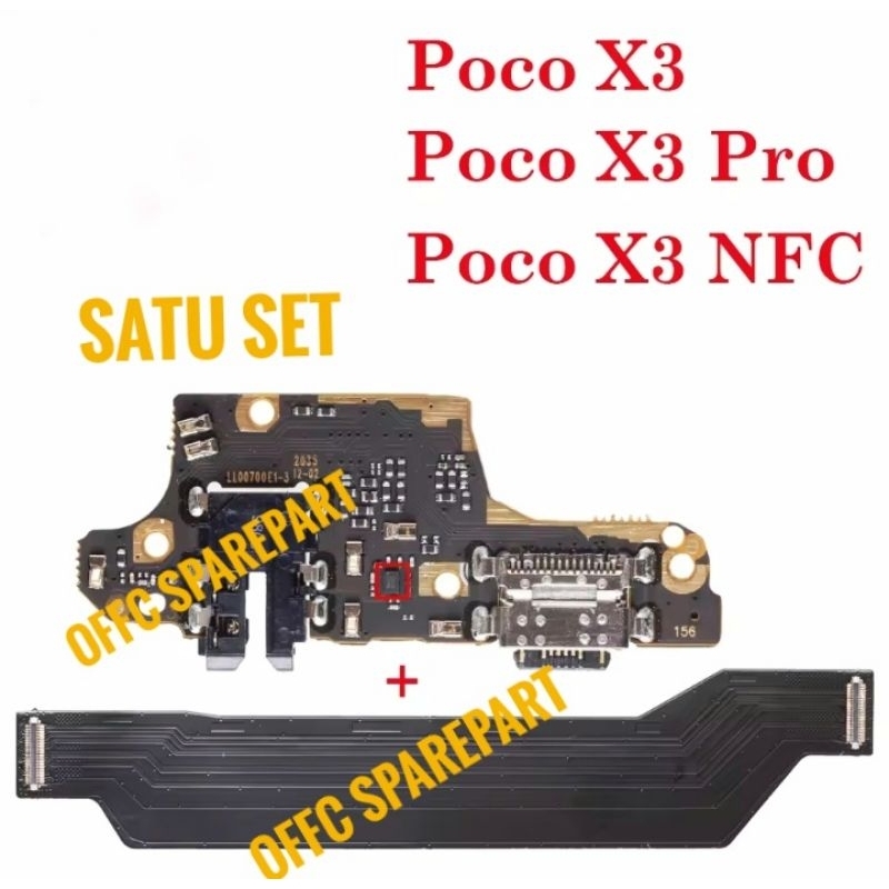 Jual Flexibel Board Charger Konektor Pcb Cas Plug In Xiaomi Poco X3/X3 Pro /X3 NFC Terbaru ...